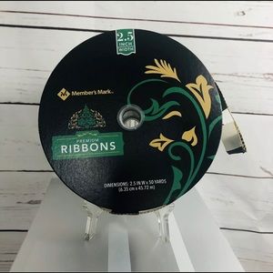 Member's Mark | Party Supplies | Members Mark Wired Ribbon Roll Black ...